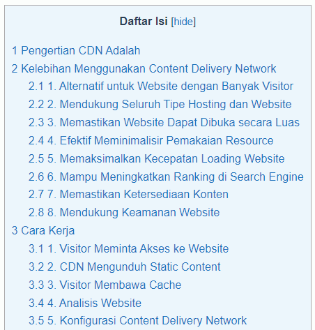 Cara Membuat Daftar Isi Blog Wordpress dengan Mudah